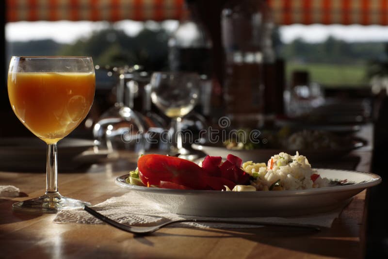 Country inn supper dish stock photo. Image of cooked - 12555346