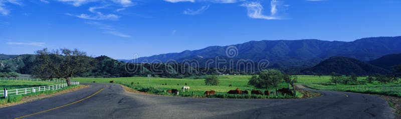 Country intersection stock image. Image of freeway, mountains - 23159731