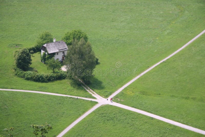 Country Intersection stock image. Image of land, forest - 2812121