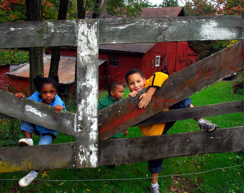Country Kids stock image. Image of farm, autumn, african - 6673203