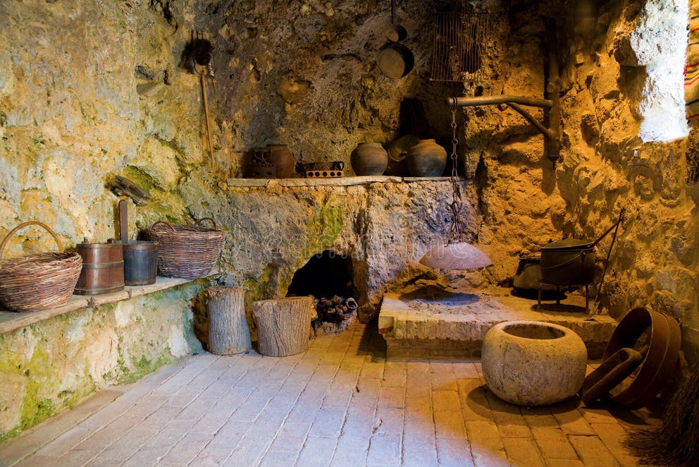 Country kitchen stock photo. Image of croatia, traditional - 13218300