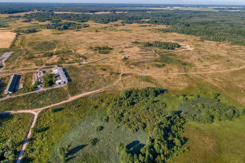 Country Landscape, Aerial View. Stock Photo - Image of landscape ...
