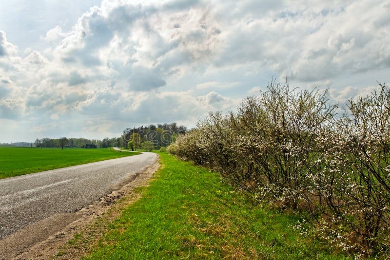 Country landscape. stock image. Image of green, countryside - 32294973