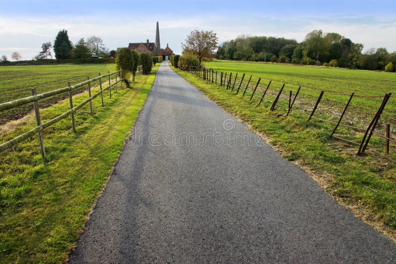 Country lane stock photo. Image of morning, landscape - 3541800