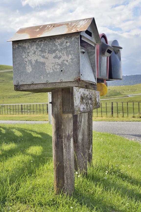 Country letterbox stock image. Image of rural, outdoor - 28563747