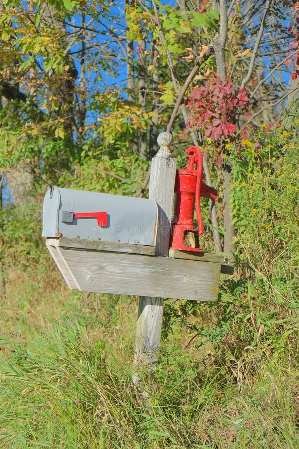 Country Mailbox stock photo. Image of farm, weathered - 34407564