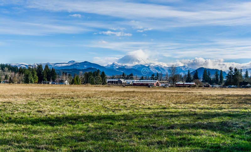Country Mountain Scene 7 stock photo. Image of washington - 271120478