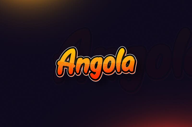 Angola Written Stock Illustrations – 11 Angola Written Stock ...