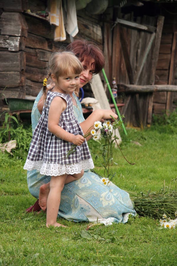 Country people stock photo. Image of daughter, sloppy - 2678174