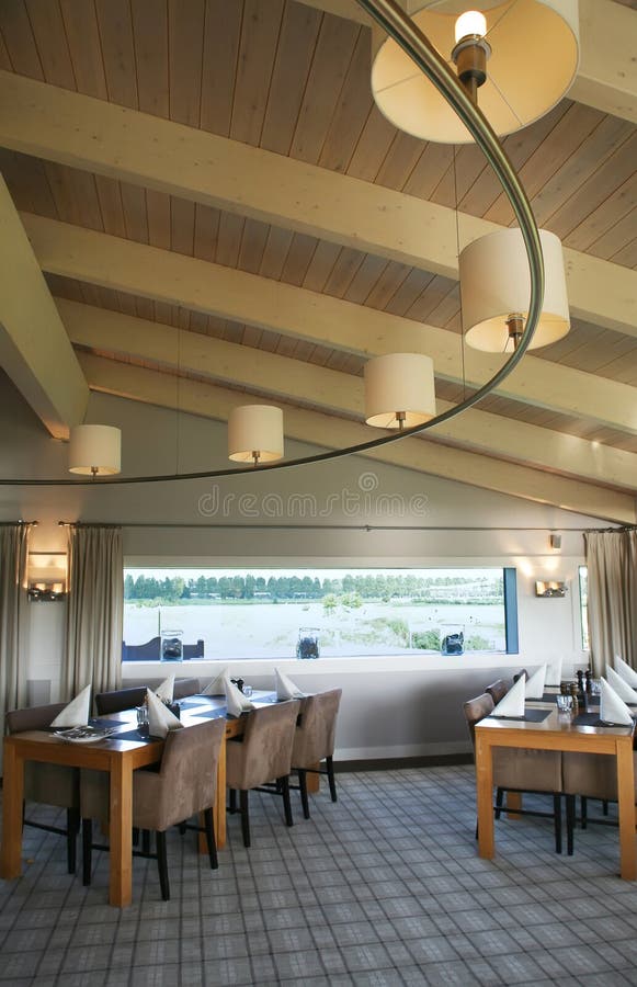 Country restaurant lounge stock image. Image of panorama - 2694395