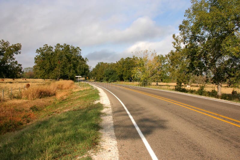 Country road stock image. Image of road, fields, trees - 11032155