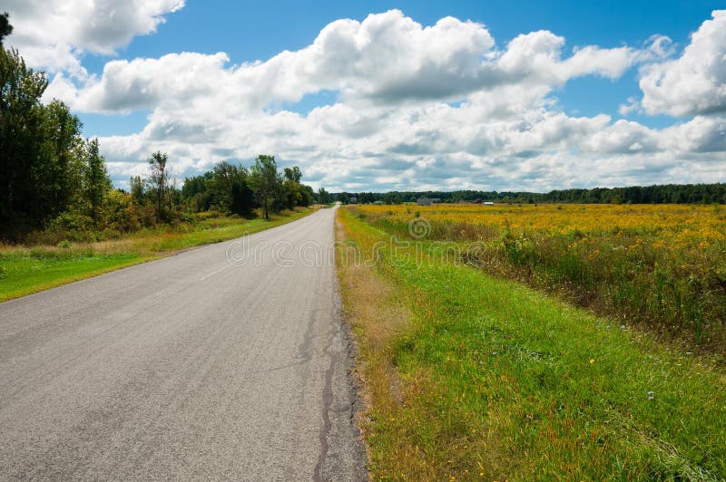 Country road stock photo. Image of hill, outdoors, blue - 37505140