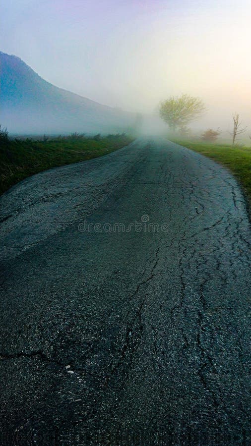 Country Road Abstract Art Picture Stock Image - Image of abstract, road ...