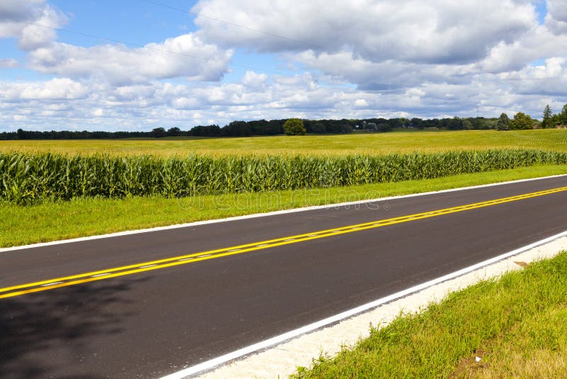 Side View on Street with Sidewalk Stock Image - Image of road, asphalt ...