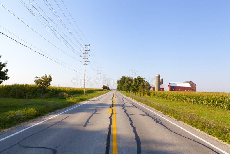 Country Road stock image. Image of scenic, street, scenery - 30542345