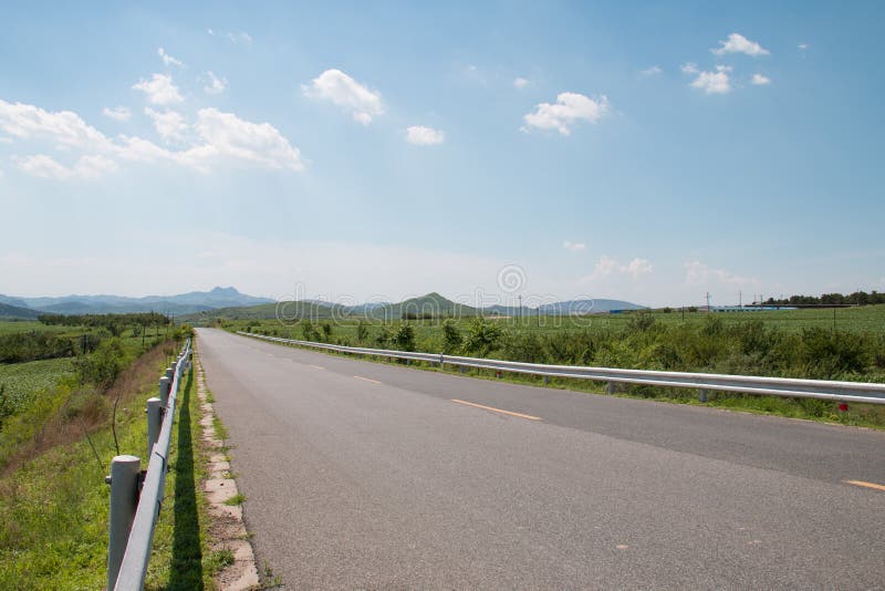 Country Highway stock image. Image of scene, scenics - 41709405