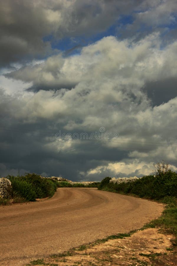Country road stock photo. Image of tree, landscape, desert - 89606892