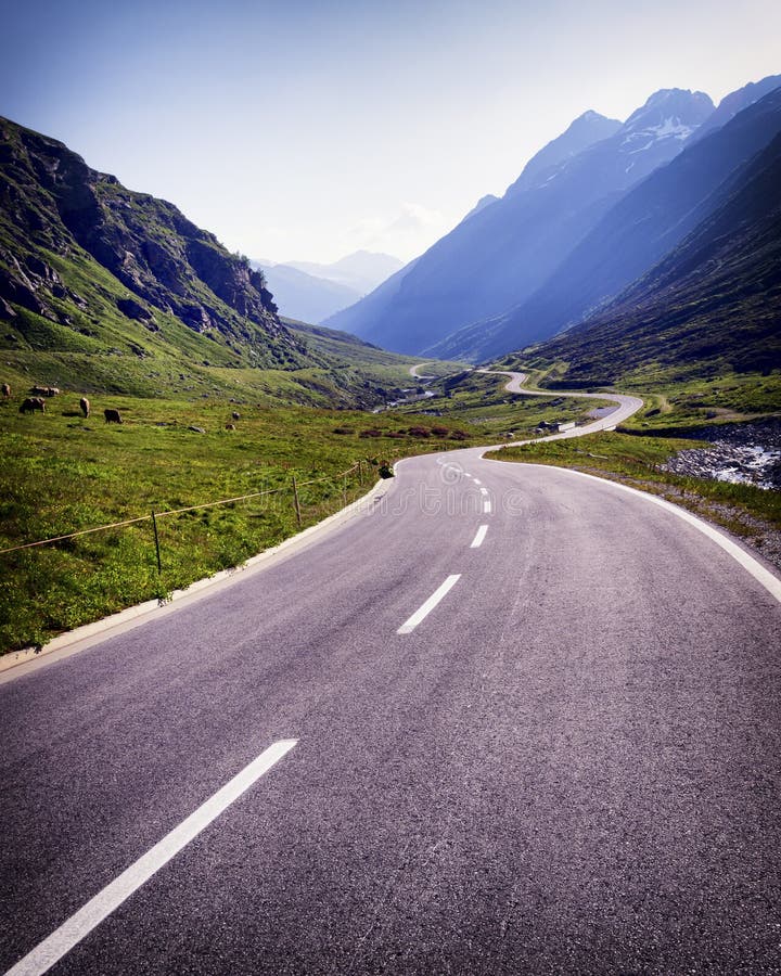 Country road stock photo. Image of hill, outdoors, blue - 37505140