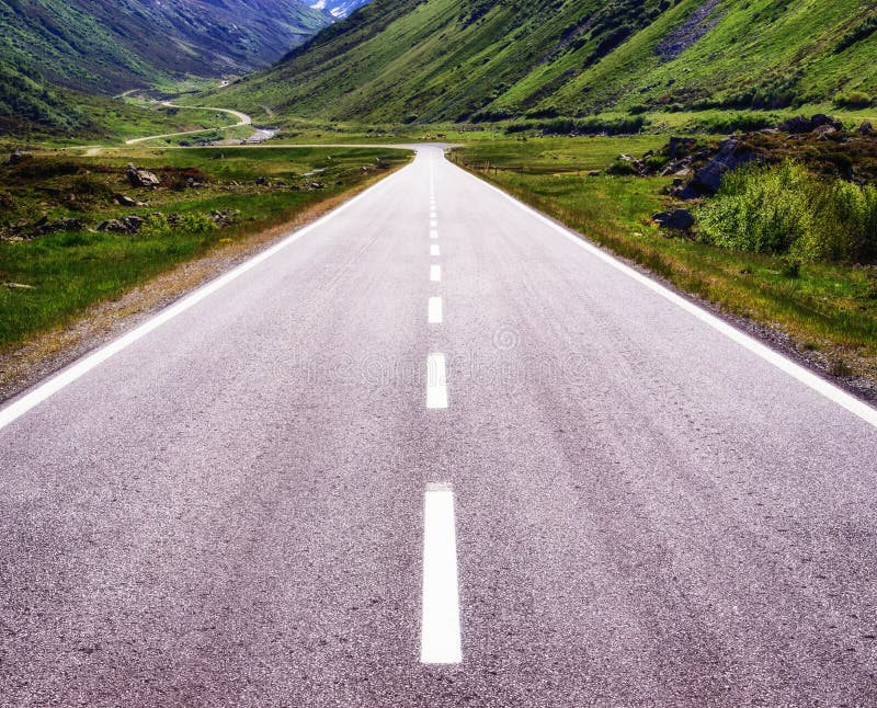 Country road stock image. Image of meadow, forest, green - 37756043