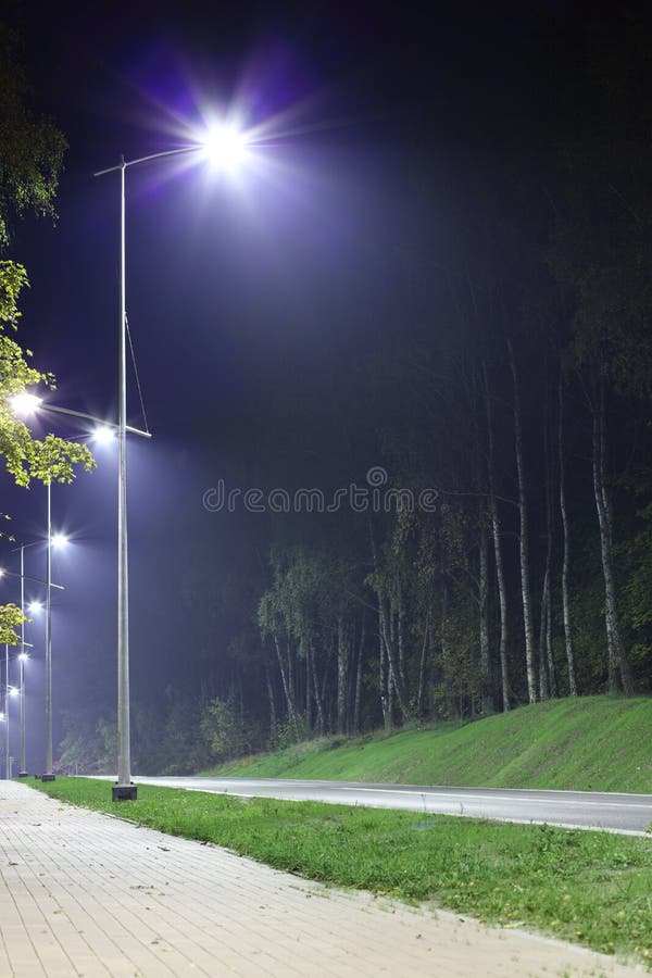 Country road by night stock photo. Image of road, movement - 29861266