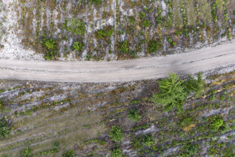 Country Road, View from Above Stock Image - Image of country, beautiful ...