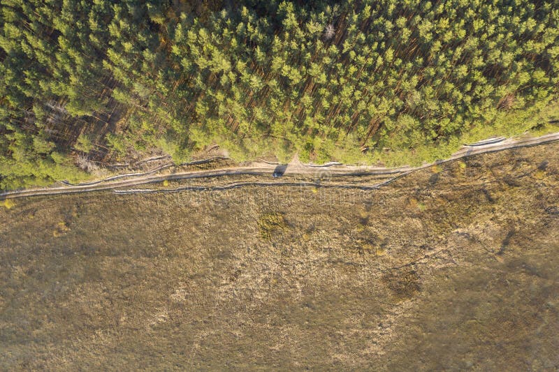 Country Road, View from Above Stock Photo - Image of land, rural: 178648240