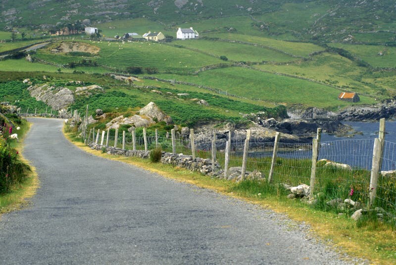 Country Roads in West Cork, Ireland Stock Photo - Image of exterior ...