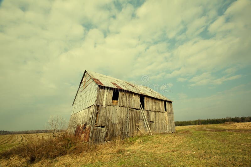 Country Scene stock image. Image of weathered, architecture - 27623113