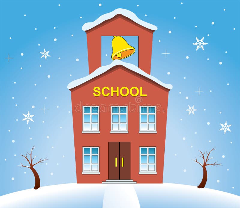 Vector Country School House Stock Vector - Illustration of school ...
