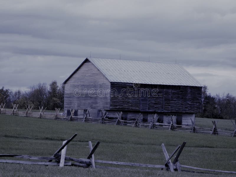 Country side barn stock photo. Image of fence, barn - 232862674