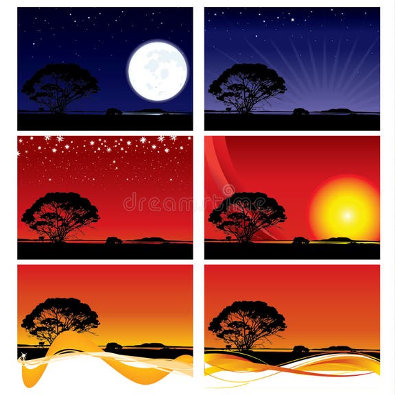 Country Skyline Backgrounds Stock Illustrations – 254 Country Skyline ...