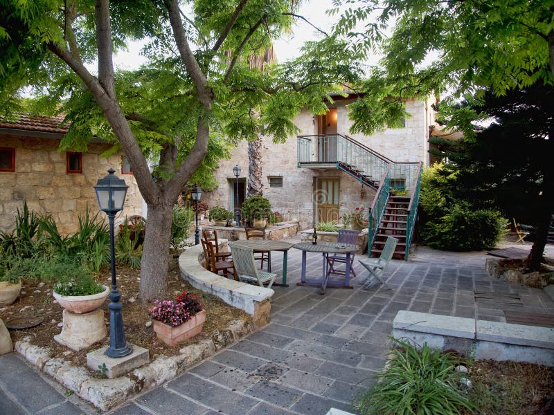 Country Style Bistro Cafe Restaurant Stock Image - Image of gastronomy ...