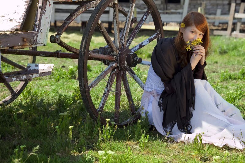 Country Style Model Portrait Stock Photo - Image of dress, adult: 10494618