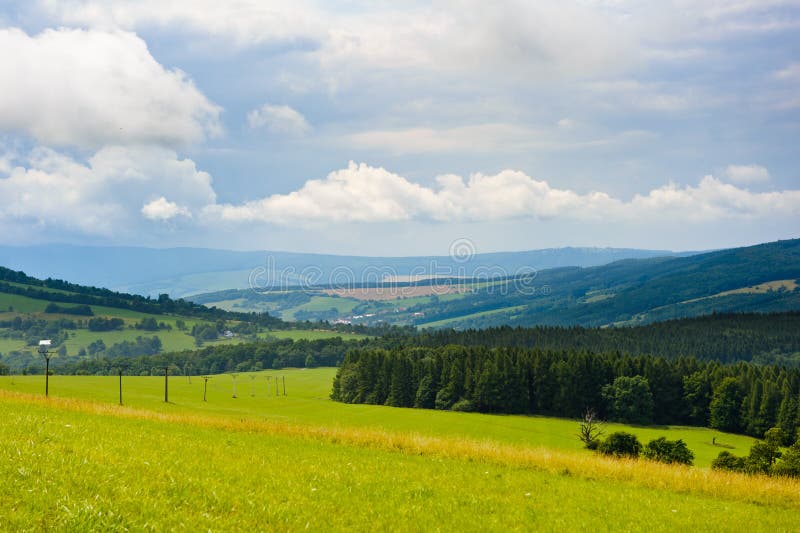 In the country stock image. Image of hills, wind, afternoon - 37159495