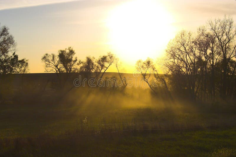 Country sunset stock photo. Image of field, countryside - 4463398