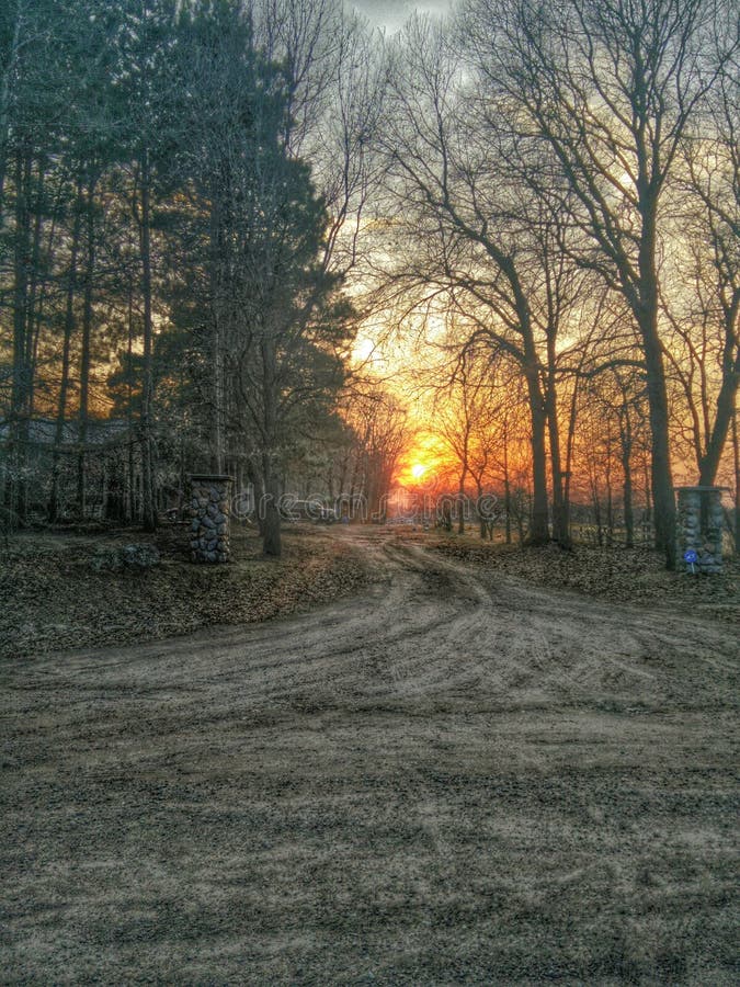 Country Sunset Panoramic Sky Editorial Image - Image of view, panoramic ...