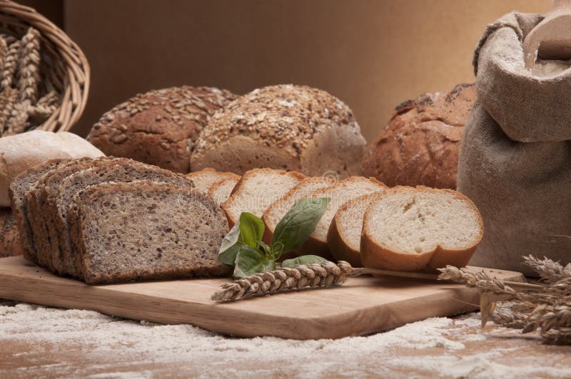 Country Theme with Traditional Baking Goods Stock Image - Image of ...