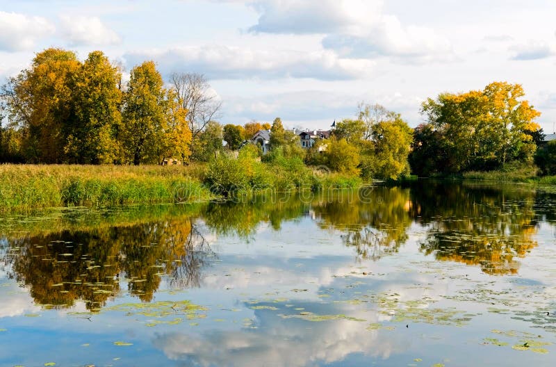 Country view stock photo. Image of rural, trees, reflections - 16493576