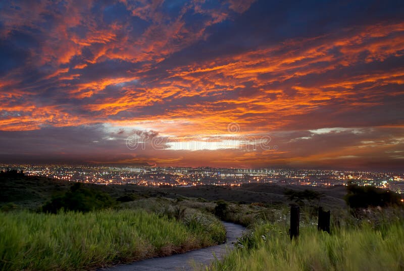 Country Road Sunset stock image. Image of farmland, sunset - 10940251