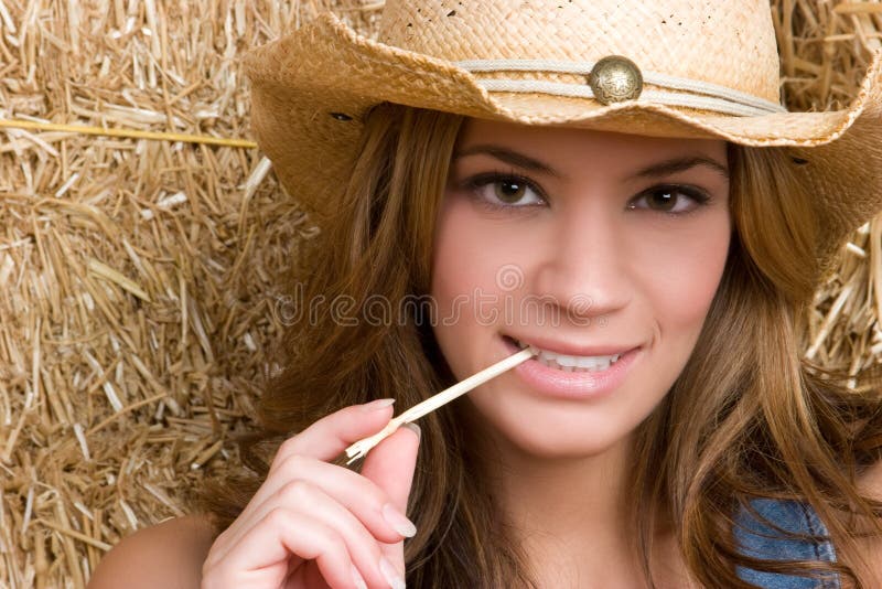 Smiling Country Girl stock image. Image of woman, girl - 9910013