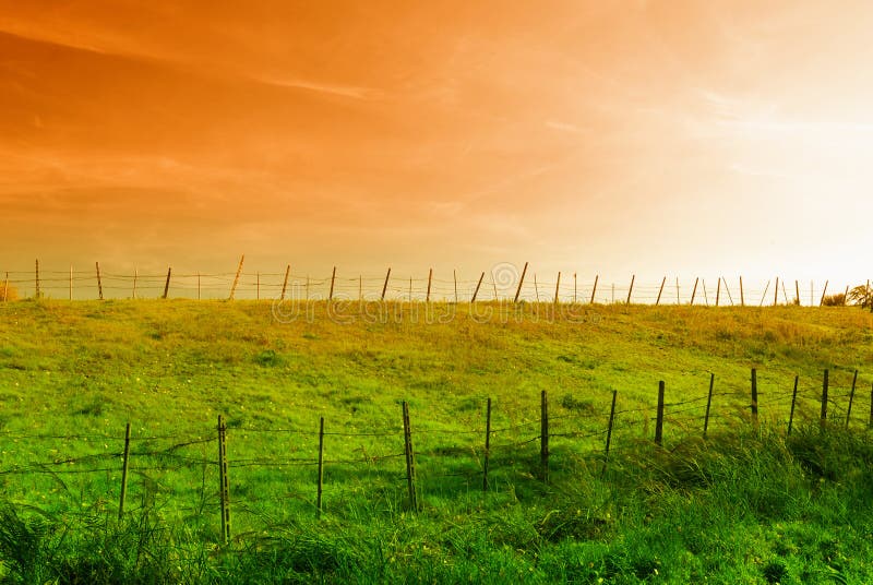 Countryside stock image. Image of sunset, environment - 18788163