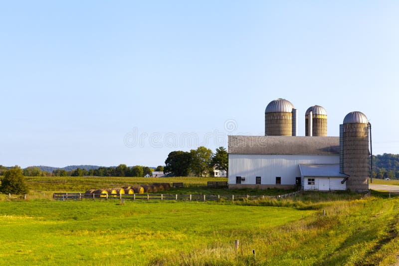 Countryside stock image. Image of harvest, green, land - 26512765