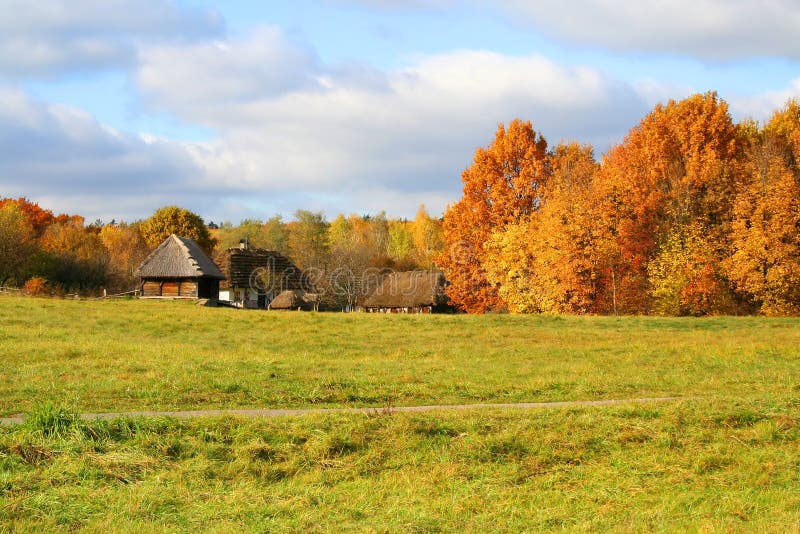Countryside Autumn Landscape Stock Photo - Image of countryside, branch ...