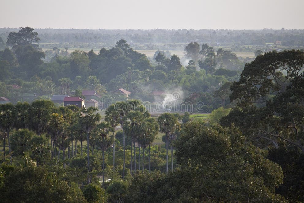Countryside in Cambodia stock photo. Image of country - 31958038