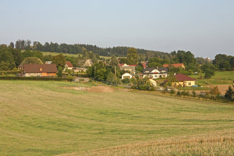 Countryside in Czech Republic Stock Photo - Image of home, meadow: 78365926