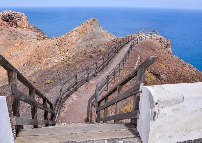 Countryside Desert Dirt Path Stock Photo - Image of perspective, field ...