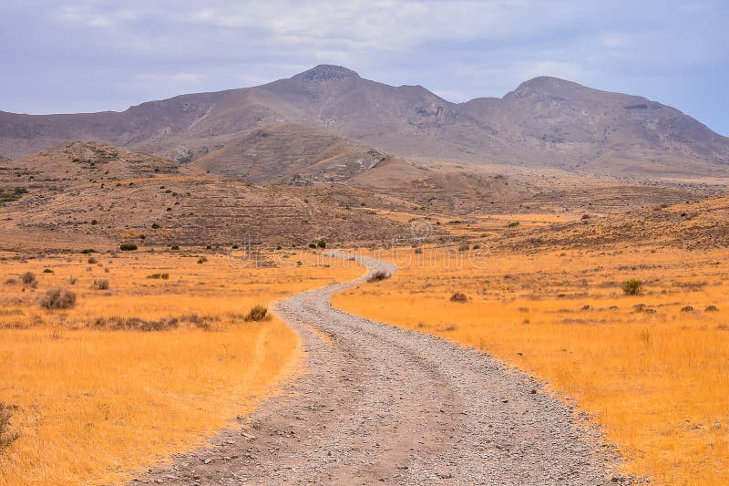 Countryside Desert Dirt Path Stock Photo - Image of track, ealk: 309315256