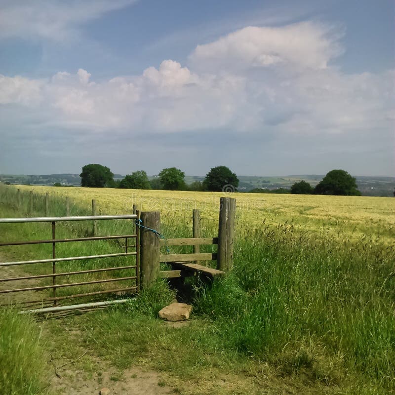 Stile stock image. Image of summer, stile, countryside - 56903139