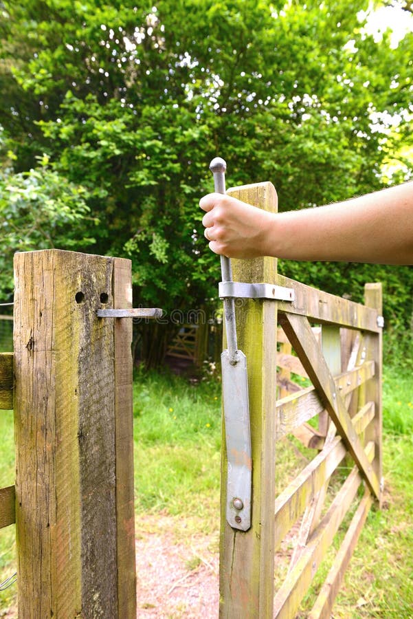 Countryside gate stock photo. Image of england, walk - 41332236