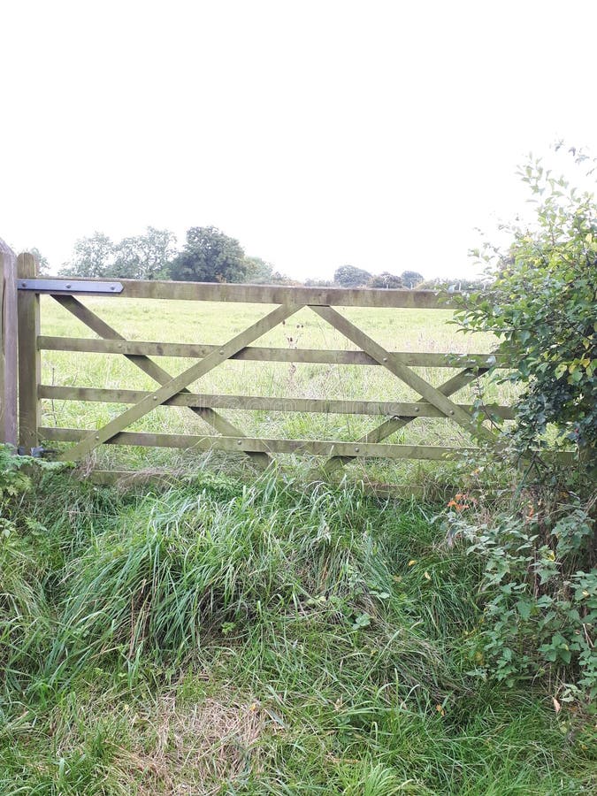 Countryside gate stock photo. Image of england, walk - 41332236